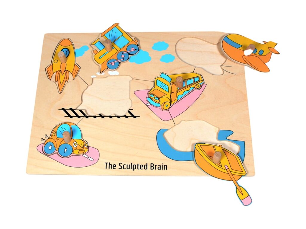 Transport Knob Puzzle Board – The Sculpted Brain